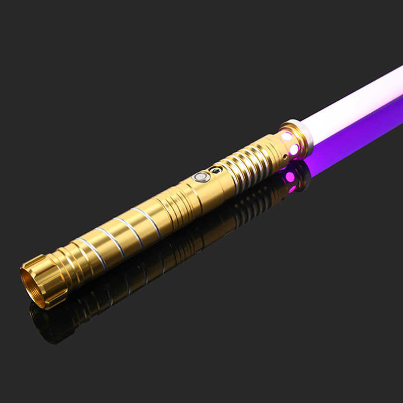 RGB Metal Lightsaber Rave Laser Sword Espada Sabre De Luz Light Cosplay ...