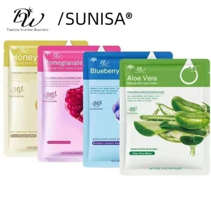 DW Sa Mukha Fruit Whitening Facial Mask Deep Repairing Care Facial Mask ...