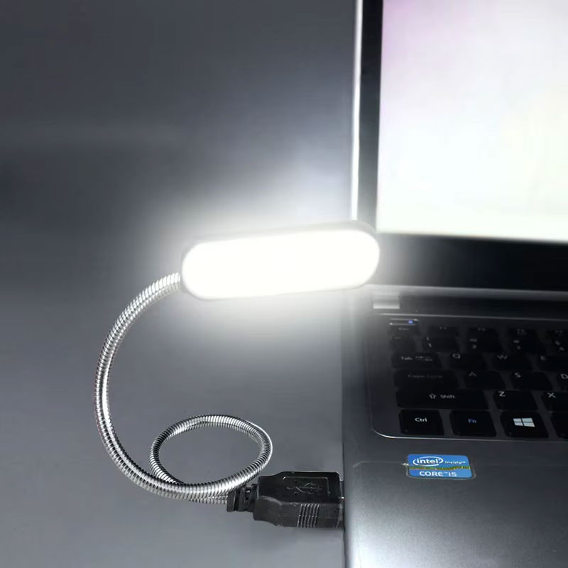 Flexible Portable Book Reading Lamp Mini Eye-care Table Desk Light 6 ...
