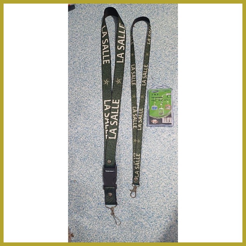 LASALLE ID LACE LANYARD/GREEN | Shopee Philippines