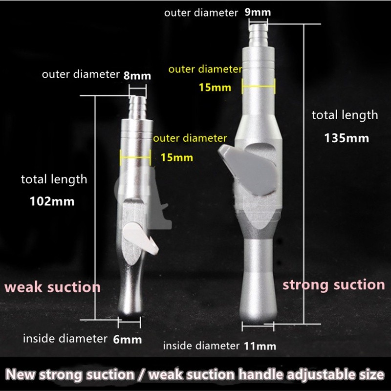 1PC Dental Saliva Ejector Universal Valves Strong Suction Weak Suction ...