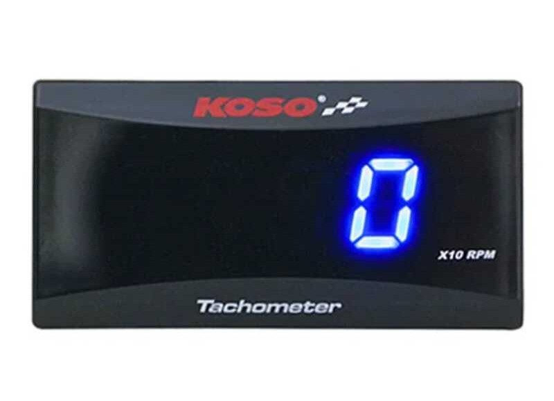 Koso 5 Mini RPM Digital Square LCD Display Tach Hour Meter Tachometer ...