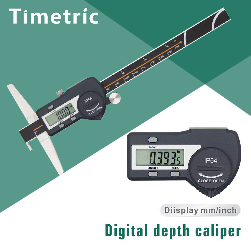 Electronic Double Hoo Depth 0-300 Mm Steel Digital Ruler Vernier ...