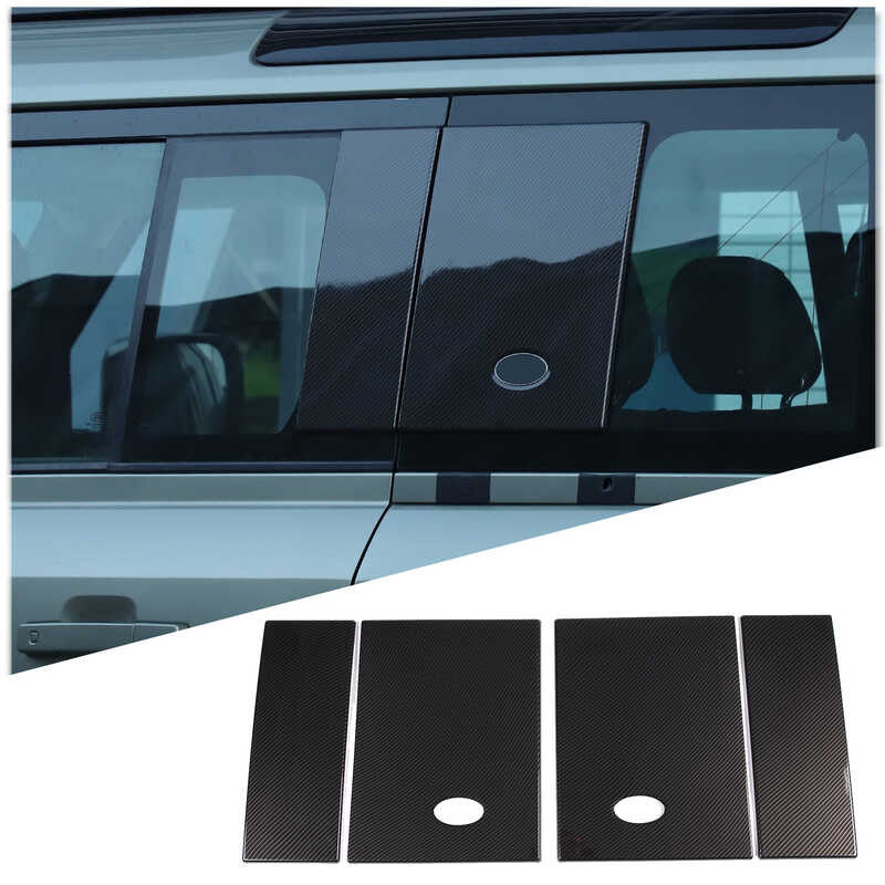 Rear Side Window Cover Panel Trim Sticker Para Sa Land Rover Defender ...