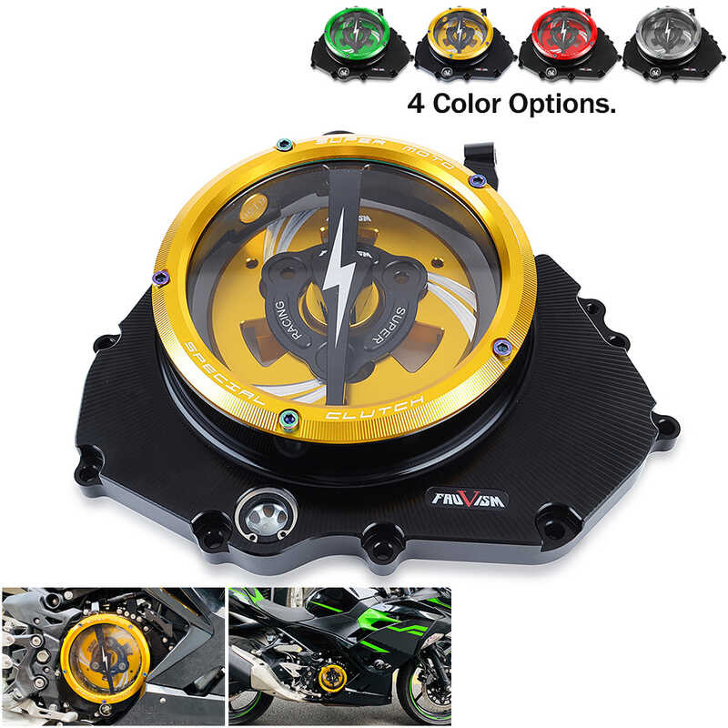 Clear Engine Clutch Cover Spring Retainer For Kawasaki Ninja 400 Z400 ...