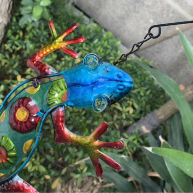 Gecko Metal Decor Outdoor Wall Hanging Lizard Statue Sculpture Artwork ...