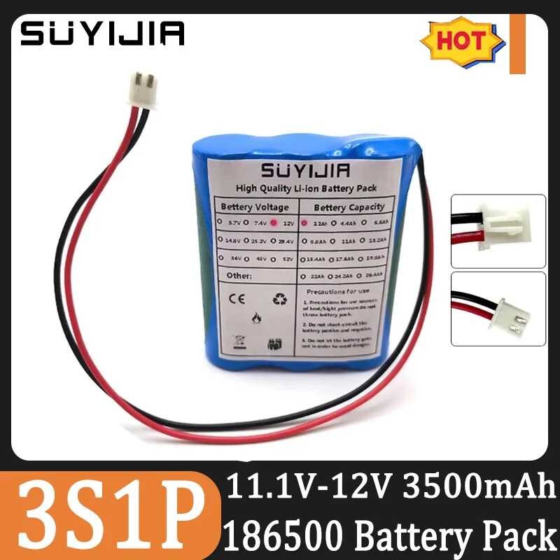 18650 3S1p 0E 4 Pack Rechargeable 12V 3500Mah Li-Ion Battery 12.6V 11 ...