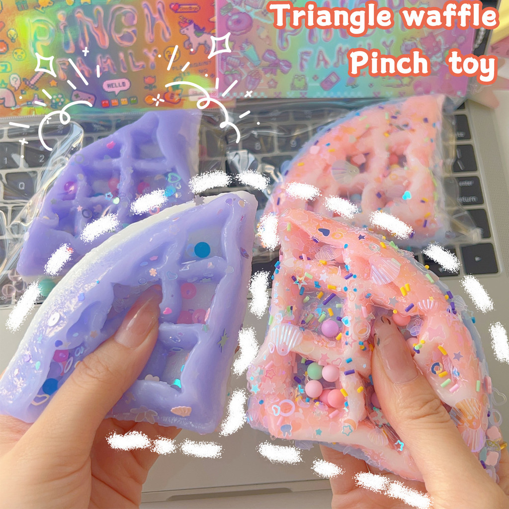 Cute TPR Slow Bounce Dopamine Egg Yolk Rice Ball Squeezing Toy ...