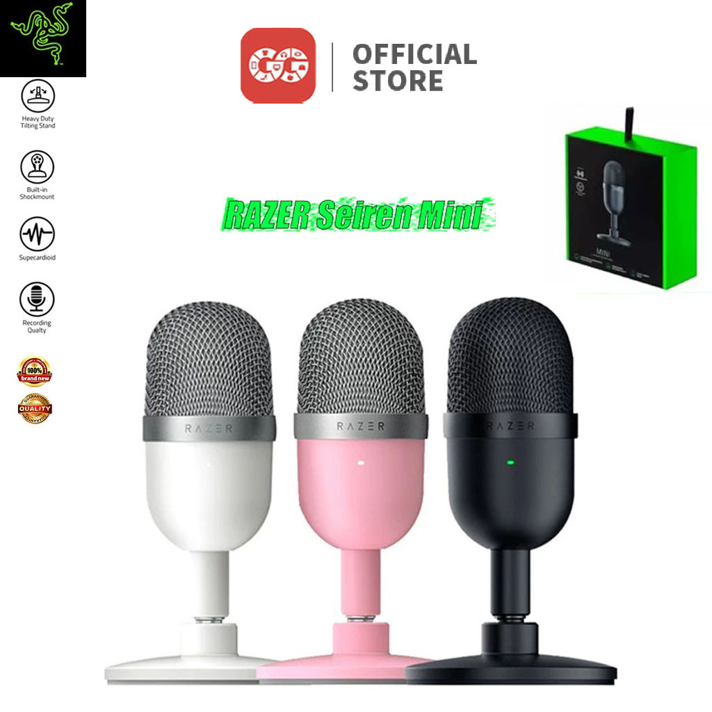 Razer Seiren Mini Computer Microphone, Desktop Microphone, USB ...
