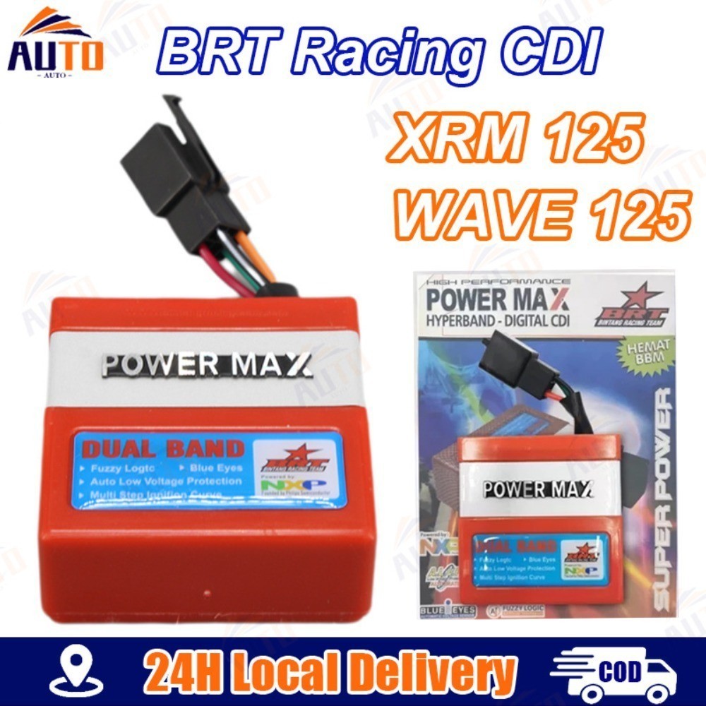 BRT Racing CDI WAVE125 XRM125 POWER MAX HYPER BAND DIGITAL CDI 4 PINS ...