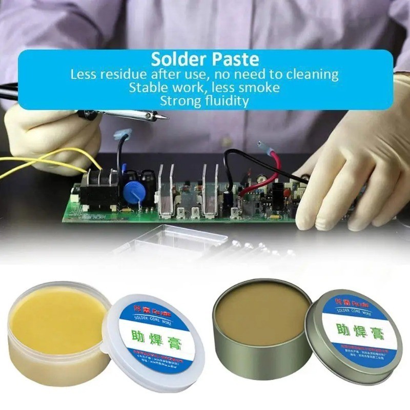 100g Solder Paste Soldering Flux Lead-free No-clean Solder Grease Iron Maintenance Soldering Oil ...