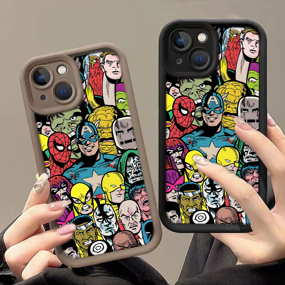 Marvel DC Comics Family Angel-eye Step Silicone Phone Case For Samsung ...