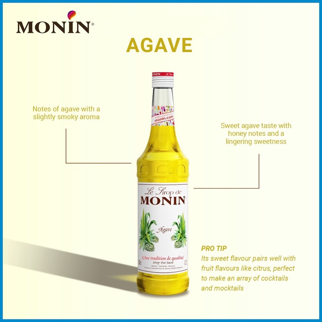 ∝ ╳ MONIN Agave Syrup 700ml | Shopee Philippines