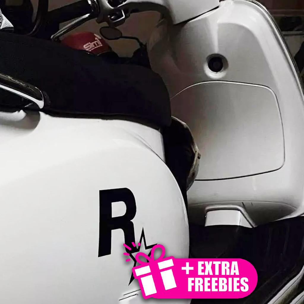 Grand Theft Auto Logo Sticker for Motor Motorcycle Waterproof Stickers ...