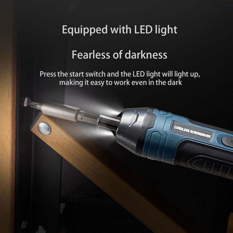 Adjustment Straight Handle 3.6V Electric Screwdriver Multi-Function ...
