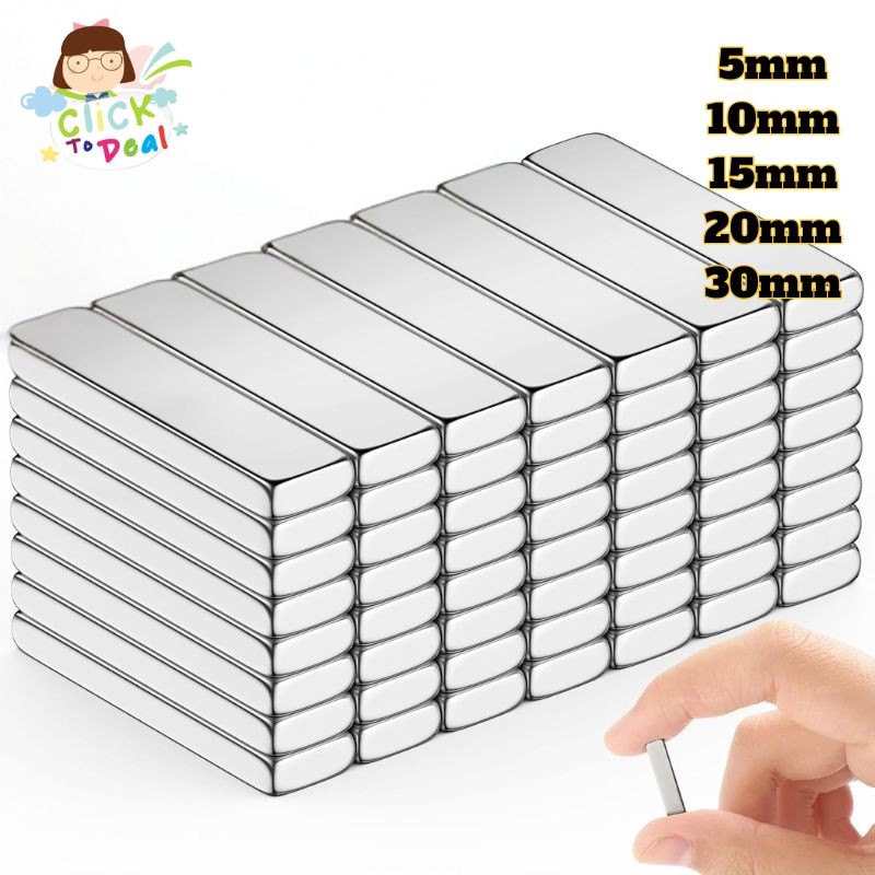 CTD (5/10pcs) N35 Neodymium Magnet Super Strong Rectangle NdFeB Magnet ...