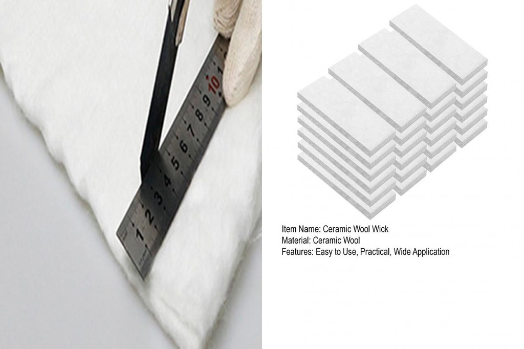 Replacement Wool Wick Efficient Fuel Burning Wick Diy Tabletop Fire-pit ...