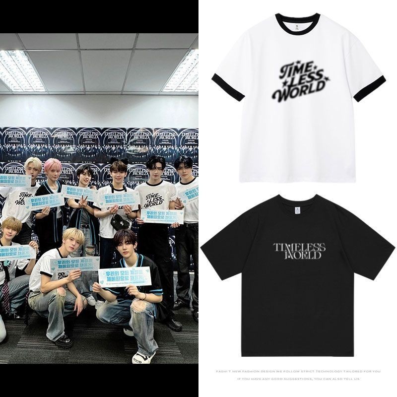 Kpop Zb1 ZEROBASEONE 2024 The First Tour 'TIMELESS WORLD' Merch T-shirt ...