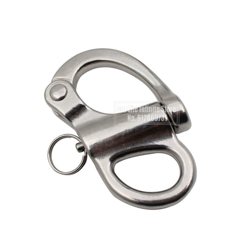 316 Stainless Steel Rigging Sailing Fixed Bail Snap Shackle Fixed Eye ...