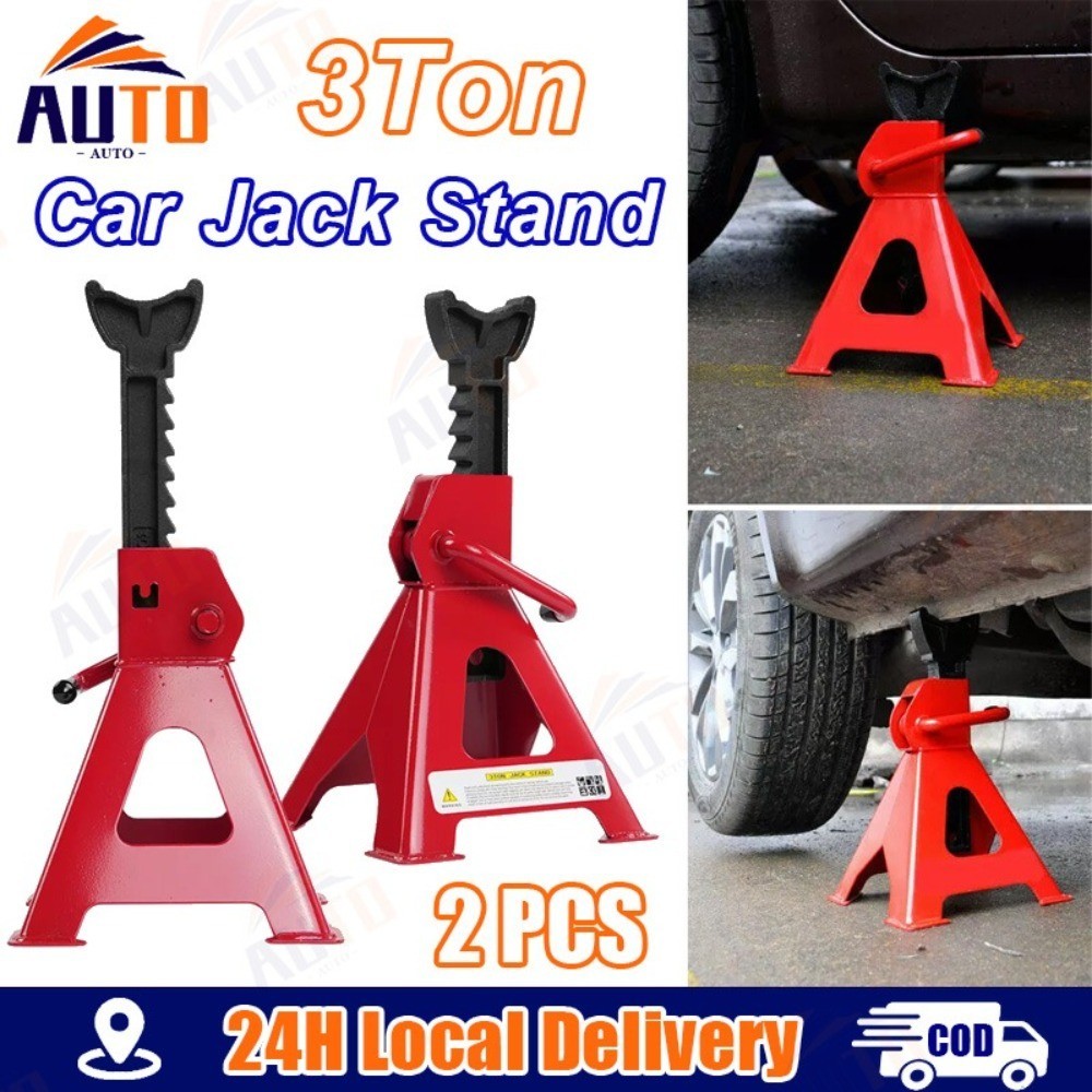 3 Ton Jack Stands Trailer Truck Car Tire Change Repair Lift Tool ...