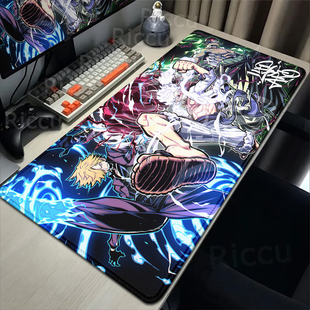 Large Anime Mouse Pad ONE-PIECE Cartoon Gaming Keyboard Desk Mats XXL ...