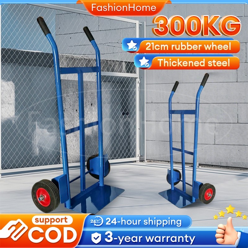 ♞trolley cart heavy duty Luggage push cart load 300kg folding Scalable ...