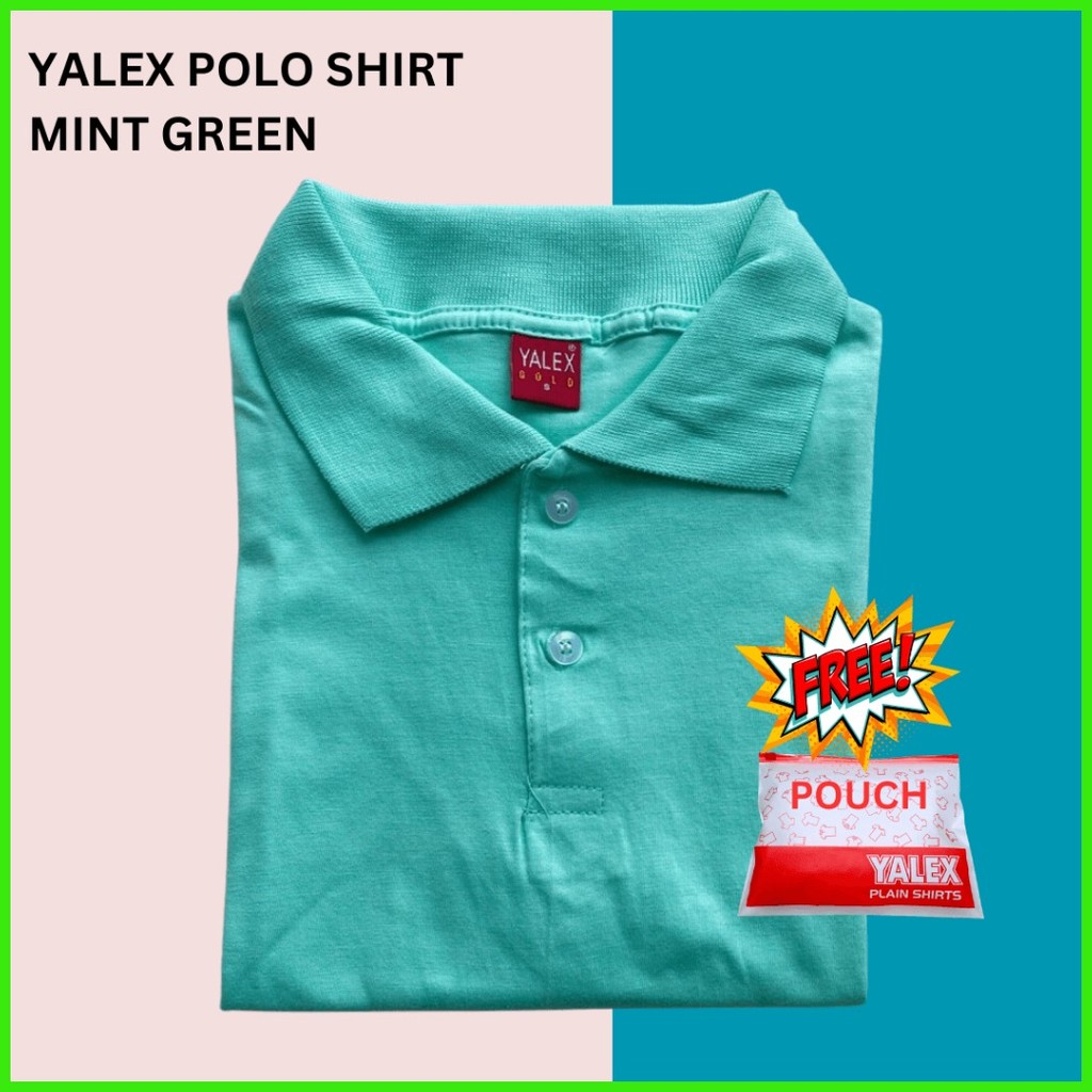 ♈ YALEX POLO SHIRT (COTTON) | TURQUOISE, MINT GREEN | COTTON | SET 5 ...