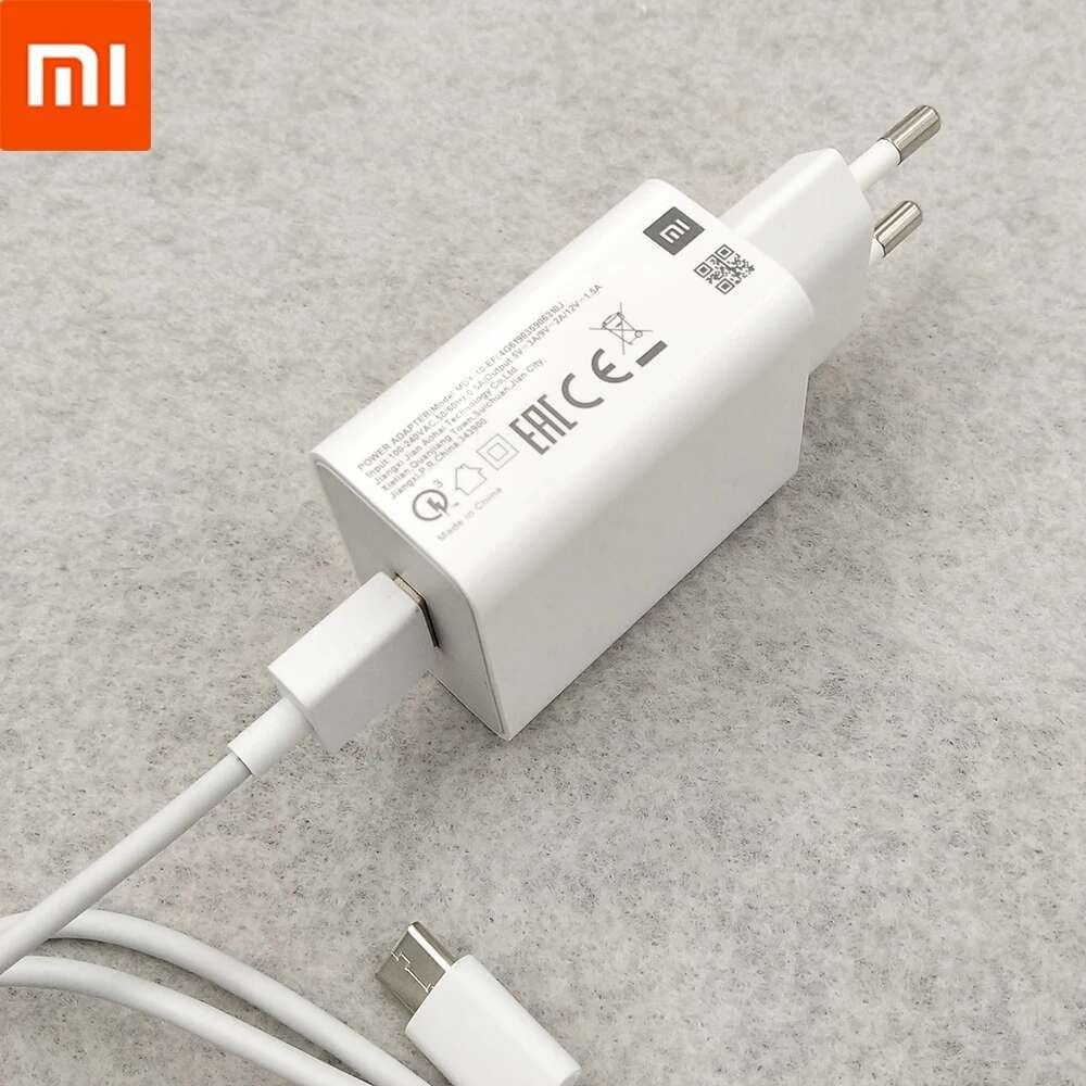 Xiaomi Original Fast Charger QC 3.0 Charge Adapter Usb C For Mi 10 lite ...