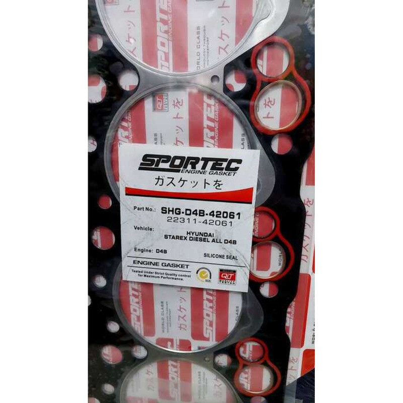 CYLINDER HEAD GASKET HYUNDAI STAREX D4b DIESEL ALL 1997-2003 ASBESTOS ...
