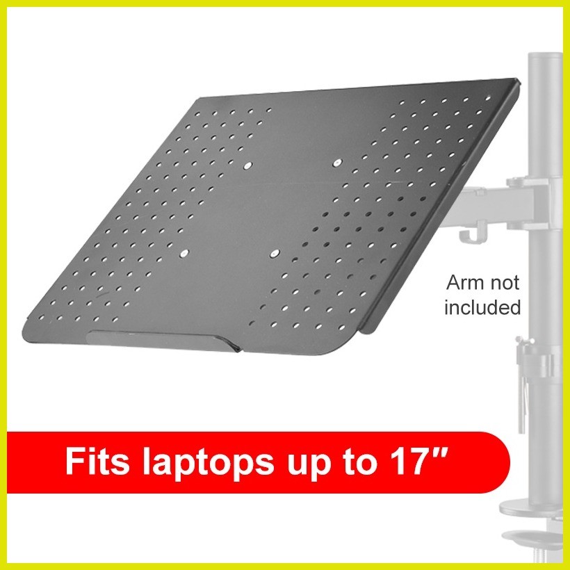RAYMII Laptop Notebook Steel Tray Platform Tray Only for VESA Mount ...