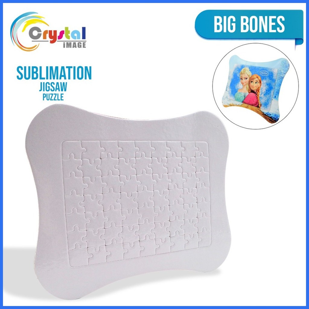 Sublimation Jigsaw Puzzle ( Big Bones | Stamp | Medal | Word ...