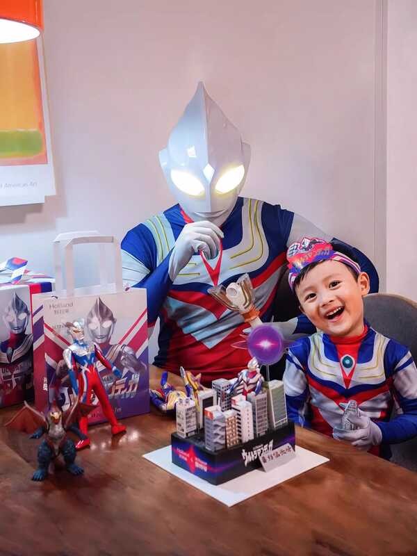Ultraman Clothing Adult Version Tiga Cosplay Boys' Halloween Children's ...