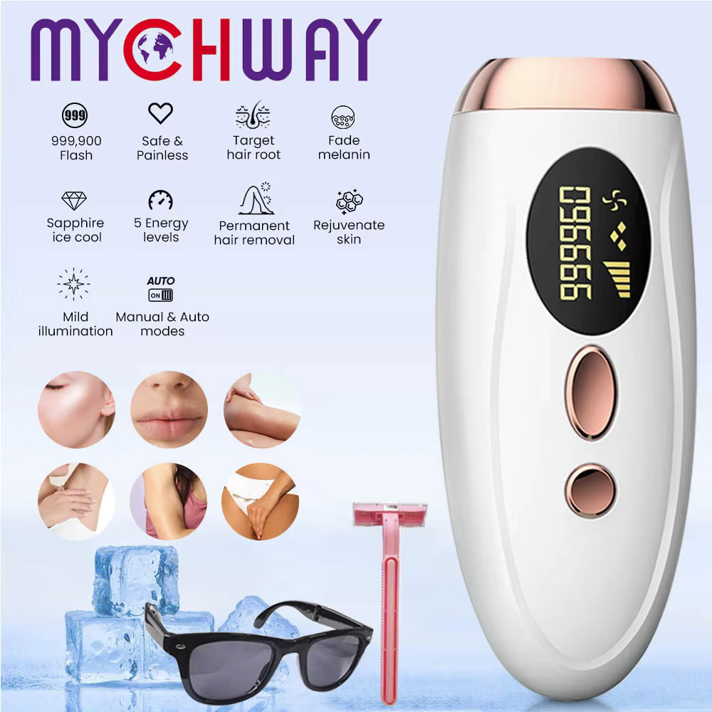 Mychway Hair Removal Permanent Malay IPL Ice Cool Painless Depilador A ...