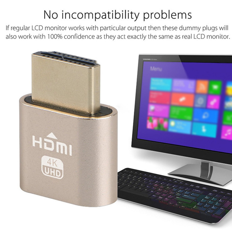 HDMI Virtual Display Plug And Play with High Resolution Powerful ...