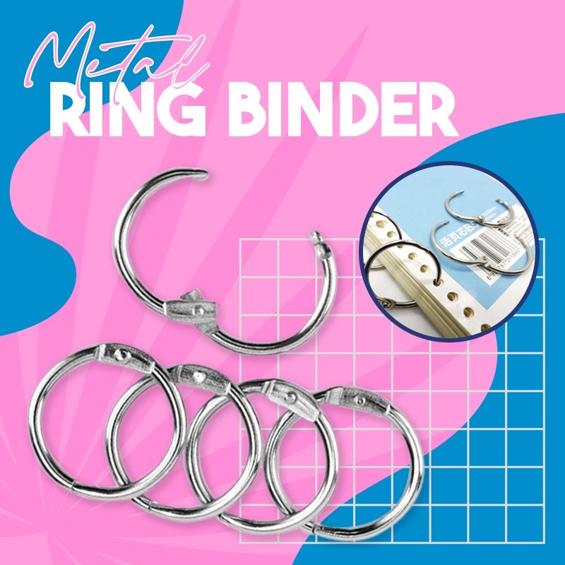 ㄨ ® ☹ (10pcs) Ring Binder Metal Binding 35mm | Shopee Philippines