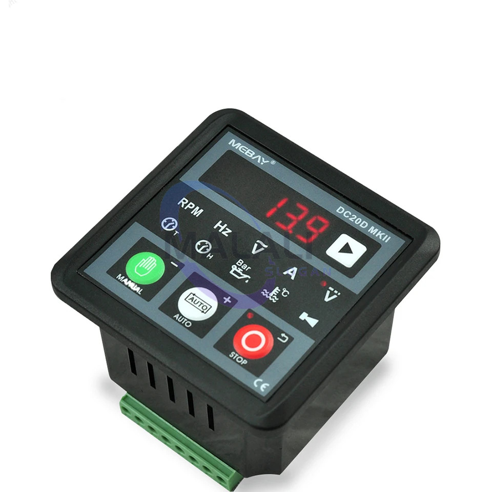 MEBAY DC20D MKII Electronic Generator Controller Module Control Panel for Diesel Engine or ...