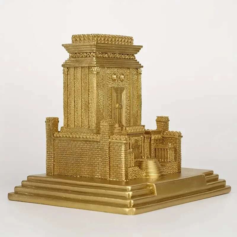 Shofars Sa From Afar Gold Je Temple Jerusalem Replica Copper Base ...