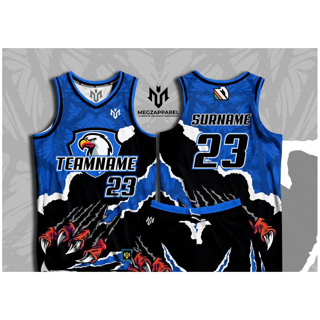 (Free Custom Name and Number)MEGZ BKB225 Customize Basketball Jersey ...