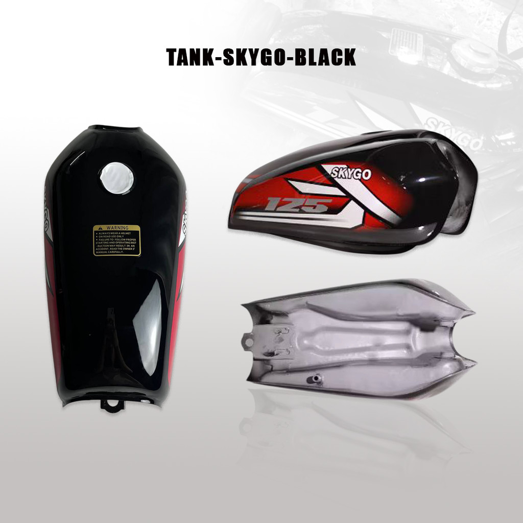FUEL TANK OR GAS TANK FOR SKYGO125 BLUE/RED/BLACK HEAVY DUTY HIGH ...
