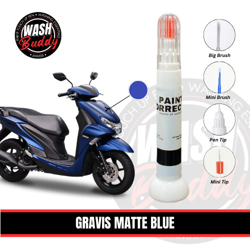 Mio Gravis Matte Blue Color Touch Up (Paint Correct) | Shopee Philippines
