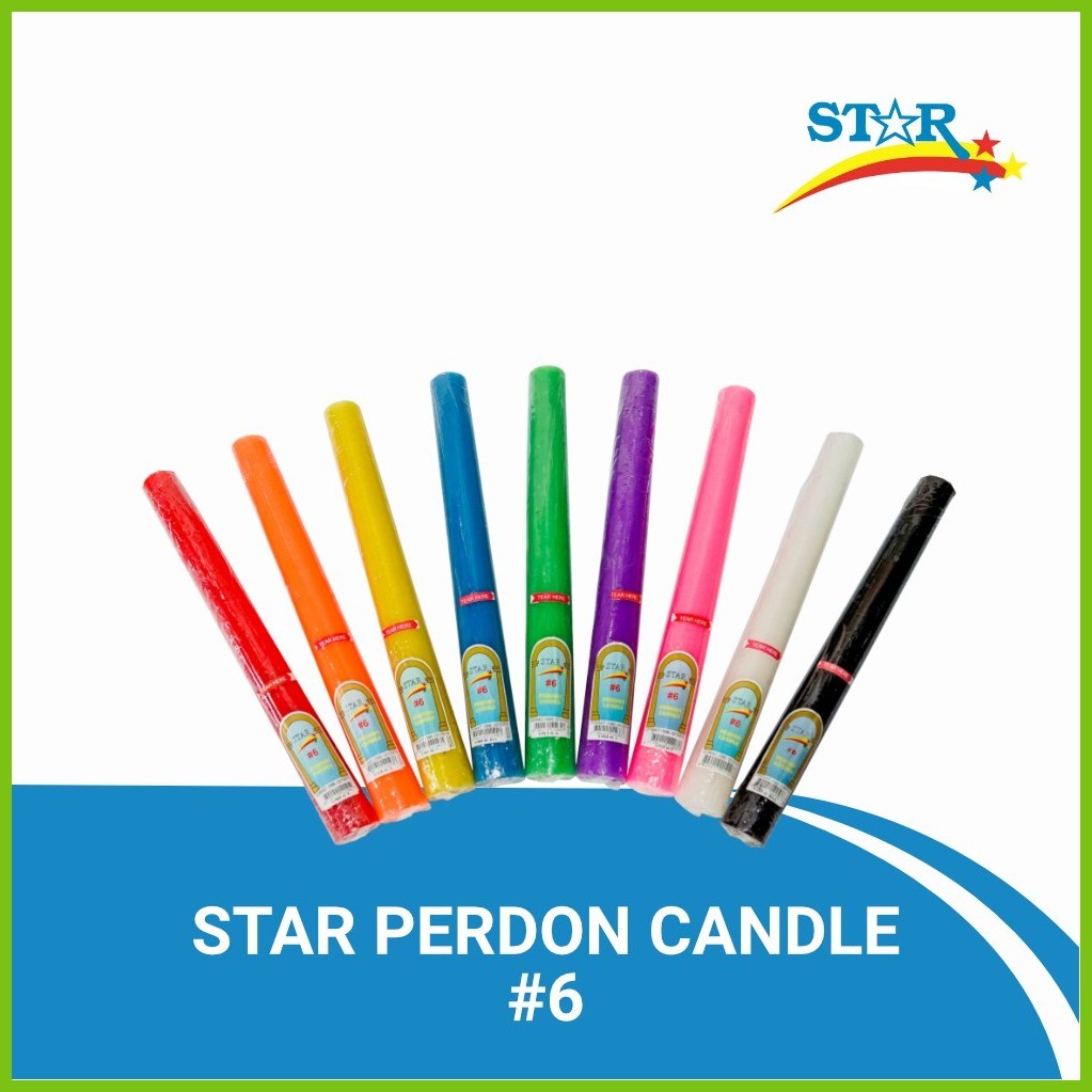 ♒ Star Perdon Candle # 6 (Per Candle Stick) | Shopee Philippines