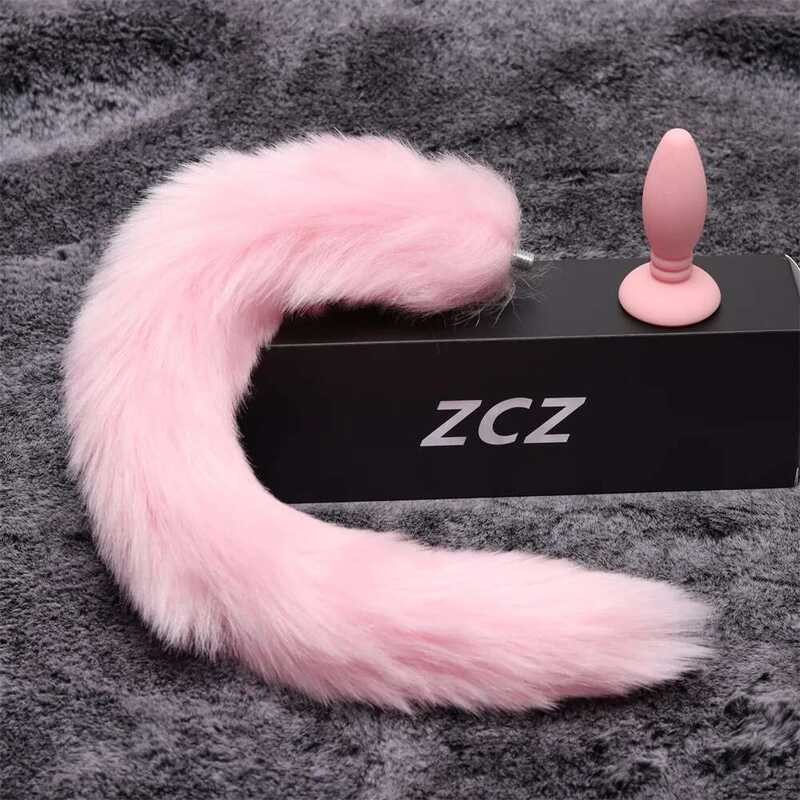 Silicone Butt Plug Toys For Women Men Sexy Fox Anal Plug Tail Small ...