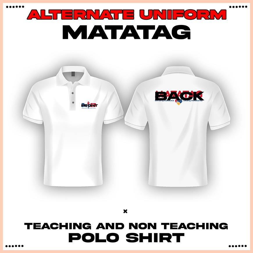 ∏ Deped Matatag Polo Shirt Alternative Uniform for Teaching and Non ...