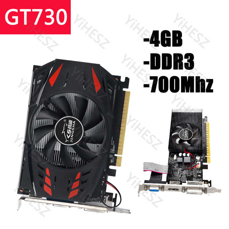 4Gb Gt730 Video Card 64Bit Ddr3 Sa HDMI VGA DVI Port Nvidia Graphics ...