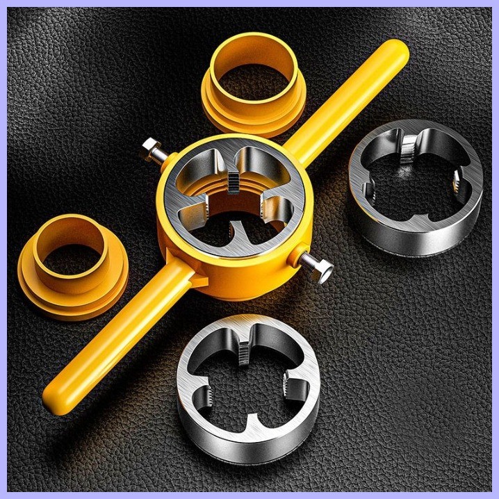 6Pcs PVC Thread Maker Tool Pipe Threader Kit with 1/2 Inch 3/4 Inch 1 ...