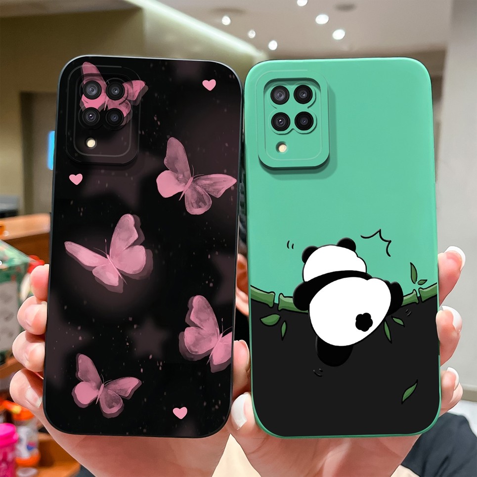 Case For Samsung Galaxy A12 4G 5G M12 F12 Casing Fashion Panda ...