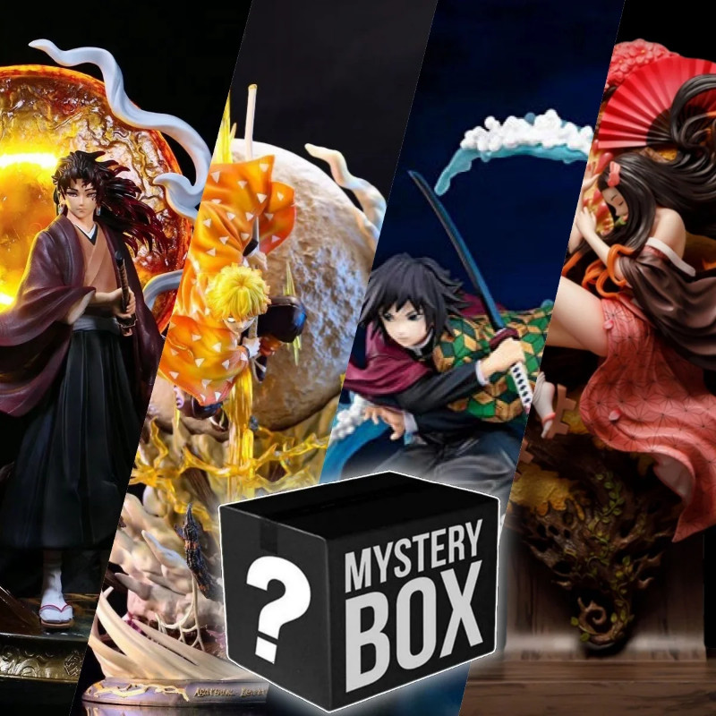 ღ Demon Slayer Figure Anime Blind Box Mystery Box Kamado Nezuko ...