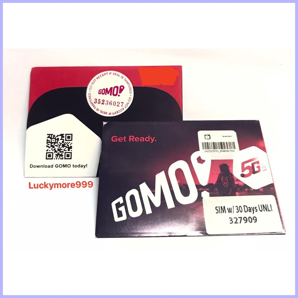 Available Gomo 5G + LTE Simcard with free 1 month unli for cellphone at ...