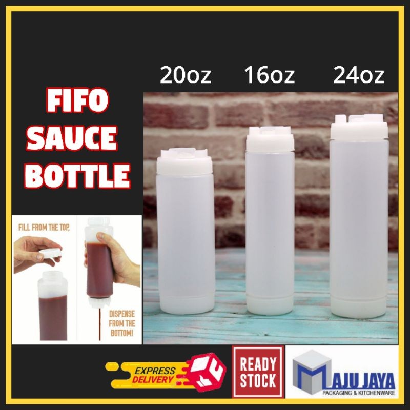 in stock F.I.F.O. Bottle Squeeze Sauce Bottle with Lid First In, First ...