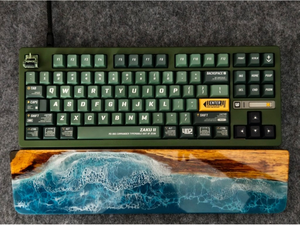 Zaku Keycap Cute Cartoon 3D Creative Cool MX Switch Mechanical Keyboard ...